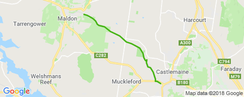 Castlemaine-Maldon rail trail Mountain Biking Trail