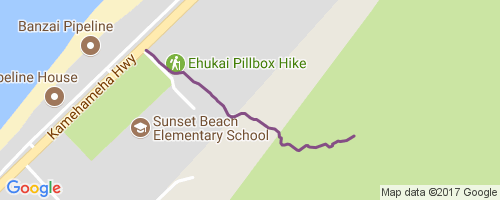 Sunset Beach School to Ehukai Pillbox Mountain Biking Trail - Pupukea