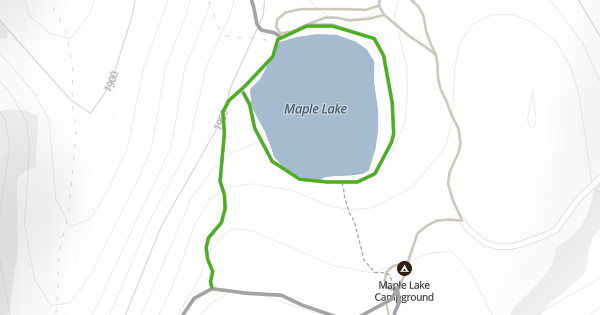 Maple Lake Loop Mountain Biking Trail - Payson, Utah