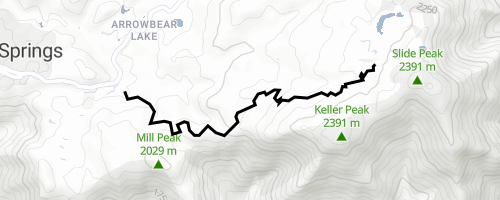 Exploration Trail Mountain Biking Trail - Running Springs, CA