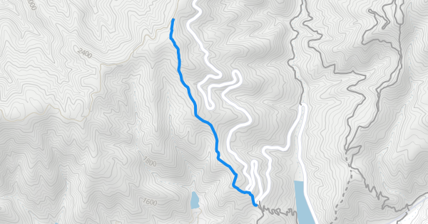 Upper Colby Trail Mountain Biking Trail - - California