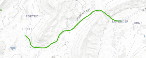 Pinhoti Trail - Simms Mountain Multi Trail - - Georgia