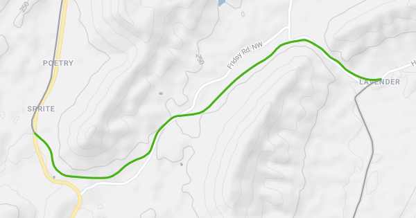 Pinhoti Trail - Simms Mountain Multi Trail - - Georgia