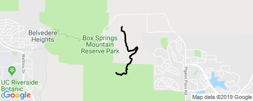 W Trail Mountain Biking Trail - Moreno Valley, California