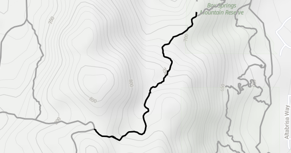 W Trail Mountain Biking Trail - Moreno Valley, California