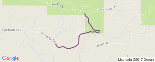 Shellburg Falls access Mountain Biking Trail - Salem