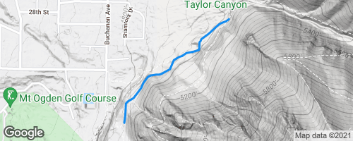 Taylor Canyon South Mountain Biking Trail - Ogden, UT