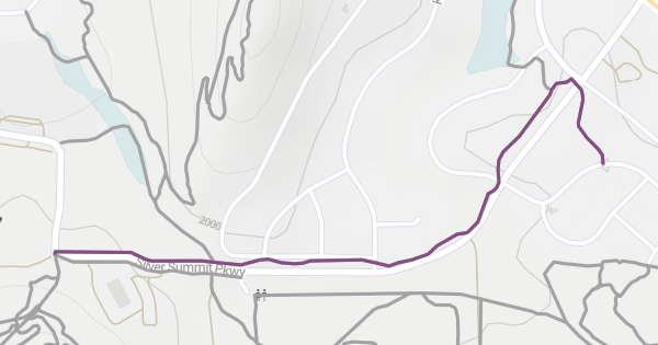 Silver Summit Mountain Biking Trail - Park City, Utah