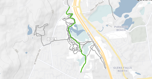 Rush Pond Dbl. Track Mountain Biking Trail - Queensbury