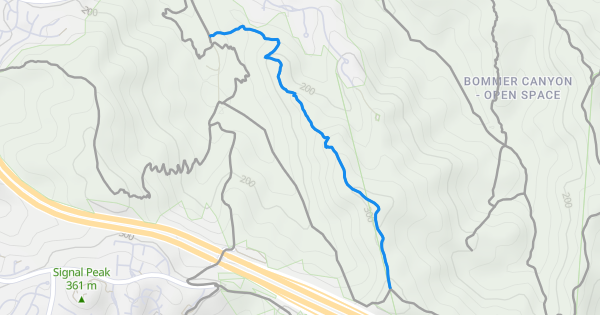 Ridge Route Mountain Biking Trail - Irvine, California