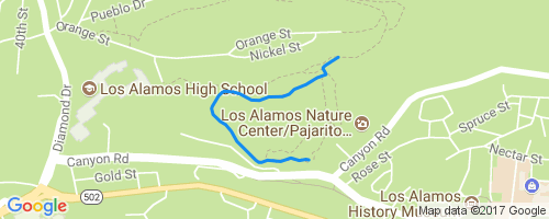 Acid Canyon Mountain Biking Trail - Los Alamos, NM