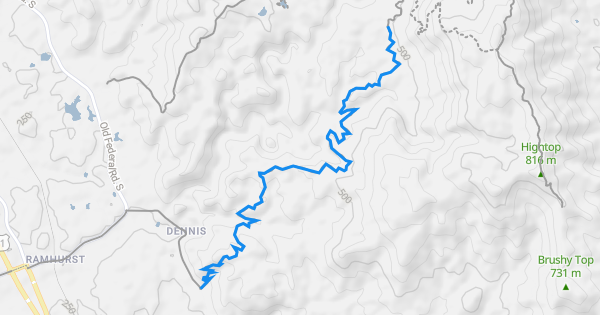 Pinhoti Trail - Rock Creek Multi Trail - Ellijay, Georgia