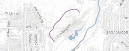 Boyle Park Paved Path Mountain Biking Trail - Little Rock