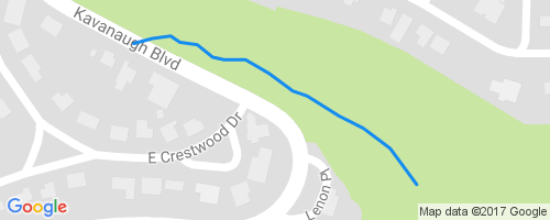 Allsopp North Park Access Mountain Biking Trail - Little Rock