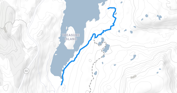 Silver Lake Trail Mountain Biking Trail - Bear Valley