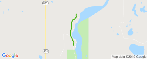 Hamlet Trail Mountain Biking Trail - Newbrook, Alberta