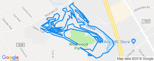 Westwood Bike Park Mountain Biking Trail - Mt. Airy, NC