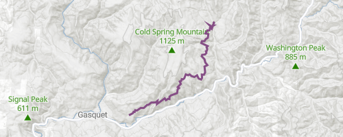 Old Gasquet Toll Road Multi Trail - Gasquet, California