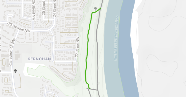 Clareview Highline Mountain Biking Trail - Northeast Edmonton