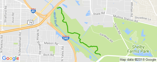 Blue (Wolf River) Mountain Biking Trail - Memphis, TN