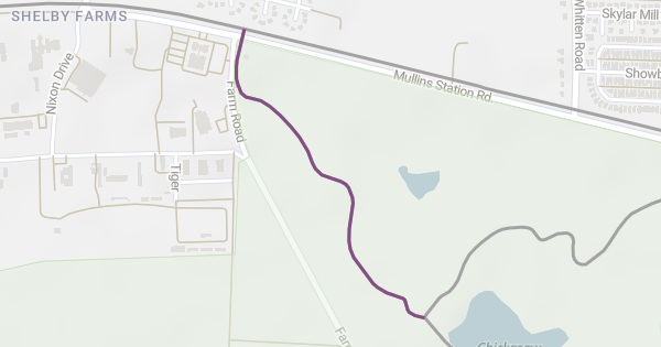 Chickasaw Greenline Connector Mountain Biking Trail - Memphis