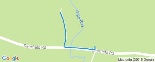 Deerfield Road / Gold Run Trail Head Entrance Mountain Biking Trail ...