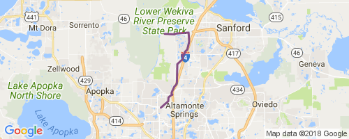 Seminole Wekiva Mountain Biking Trail - Orlando, Florida