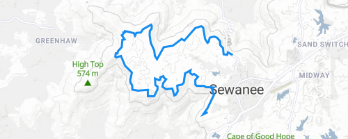 Perimeter Trail Mountain Biking Trail - Sewanee, TN