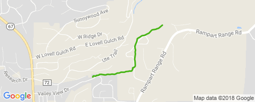 Valley View Mountain Biking Trail - Woodland Park, CO