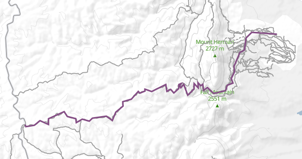 Mount Herman Road Mountain Biking Trail - Monument