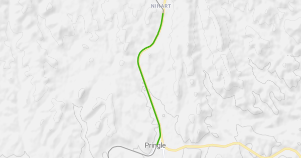 Mickelson Trail - White Elephant TH (35.7) to Pringle TH (32.1 ...