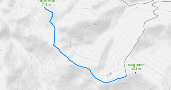Tillicum Peak Trail Multi Trail - Metaline Falls, WA