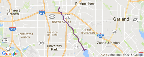 White Rock Creek Mountain Biking Trail - Dallas, Texas