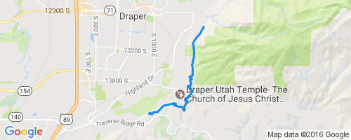 BST (Draper) Mountain Biking Trail - Draper, Utah