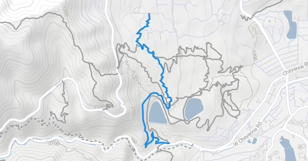 Chamberlain Mountain Biking Trail - Colorado Springs