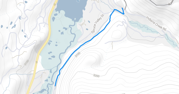 Blue River S Mountain Biking Trail - Breckenridge, CO