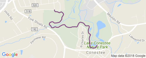 Swamp Rabbit (Lake Conestee) Mountain Biking Trail - Greenville