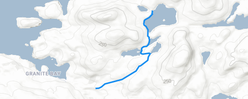 Newton Lake (1° Hiking) Mountain Biking Trail - Quadra Island