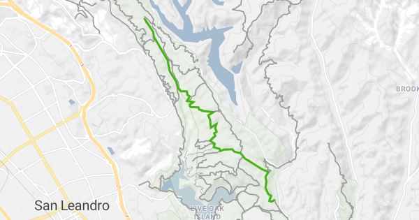 Brandon Mountain Biking Trail - Castro Valley, California
