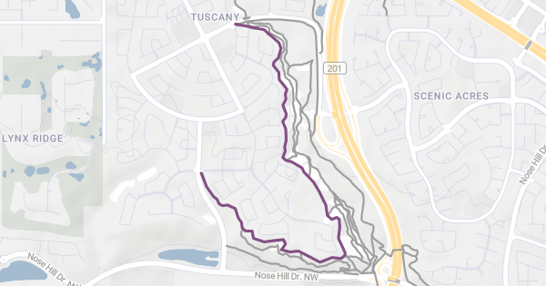 Regional Pathway - Tuscany Multi Trail - Calgary, Alberta