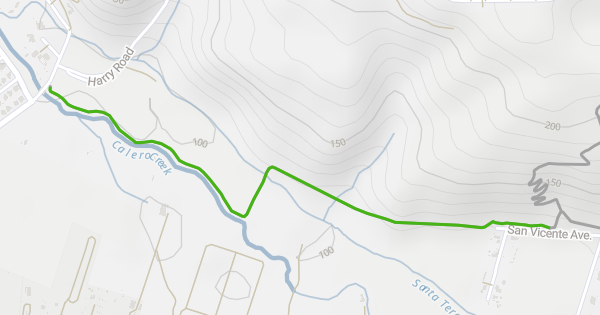 Calero Creek Mountain Biking Trail - San Jose, California
