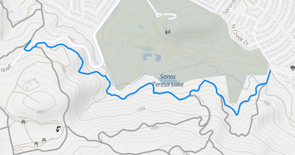 Ohlone Trail Mountain Biking Trail - San Jose, California