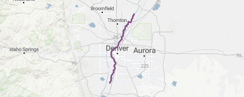 South Platte River Mountain Biking Trail - Erie, CO