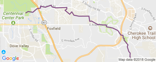 Piney Creek Mountain Biking Trail - Centennial, CO