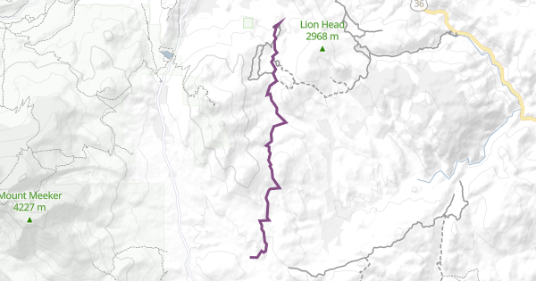 Pierson Park Road Mountain Biking Trail - Estes Park