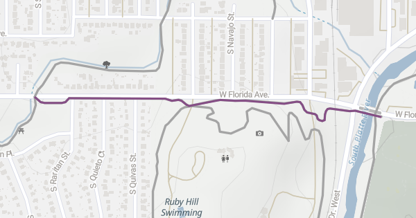 Ruby Hill Park Mountain Biking Trail - Denver, Colorado