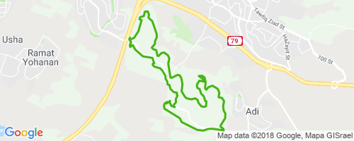 Kiryat Ata official Mountain Biking Trail - Kiryat Ata
