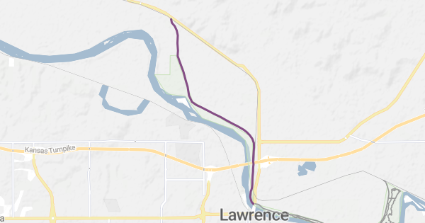 Lawrence Levee Trail Mountain Biking Trail - Lawrence, KS