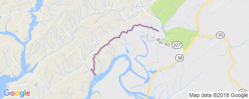 Access Road Mountain Biking Trail - Oak Ridge, Tennessee