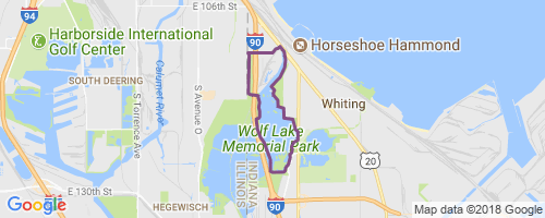 Wolf Lake Memorial Trail Mountain Biking Trail - Chicago